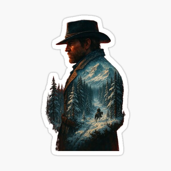 "RDR2 Arthur Morgan" Sticker for Sale by CoachMos | Redbubble