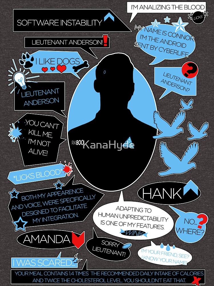 "Connor_Quote" T-shirt for Sale by KanaHyde | Redbubble | connor t ...