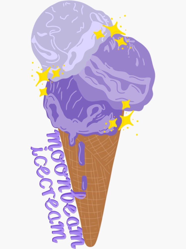 "Moonbeam Ice cream Benson Boone Sticker" Sticker for Sale by ...