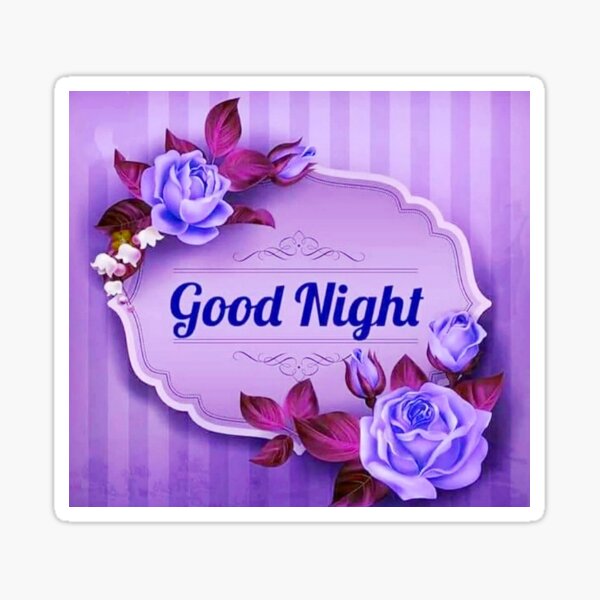 "Good night collection" Sticker by Katy-stor | Redbubble