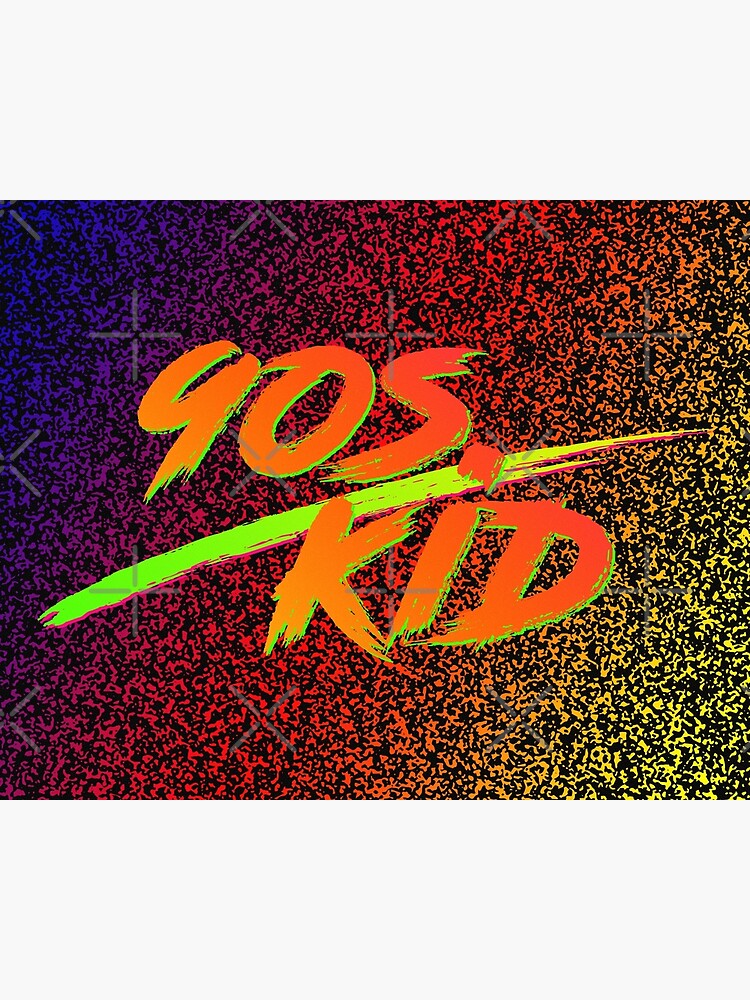 Póster «90s Kid | Diseño de color neón de los 90» de 90s-Mall | Redbubble