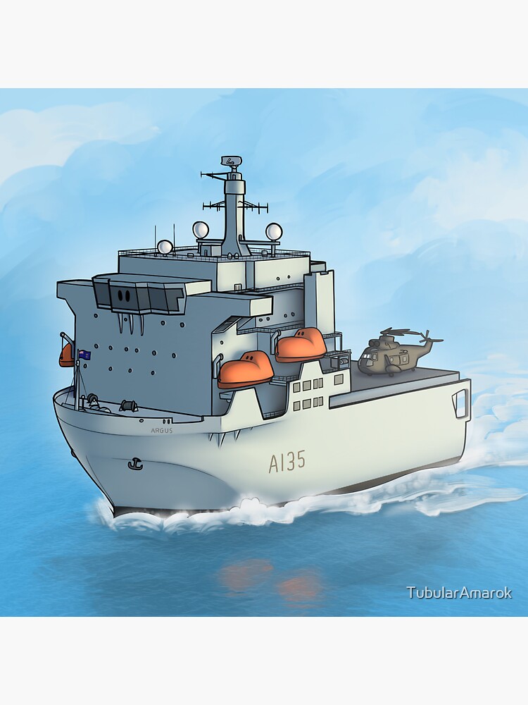 "RFA Argus" Sticker by TubularAmarok | Redbubble