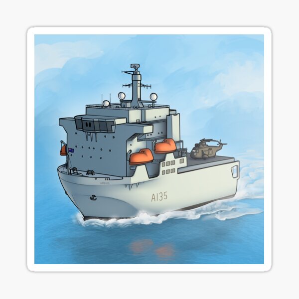 "RFA Argus" Sticker by TubularAmarok | Redbubble