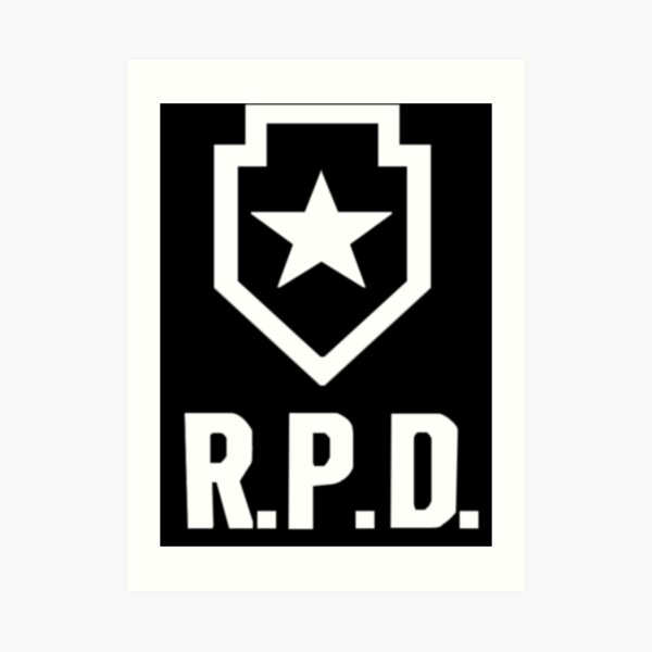 "Resident Evil 2: REmake RPD Logo" Art Print for Sale by Gekidami ...