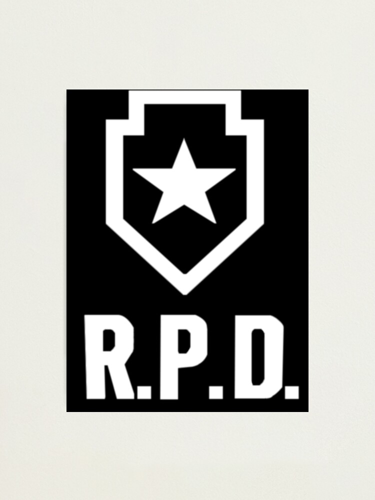"Resident Evil 2: REmake RPD Logo" Photographic Print for Sale by ...