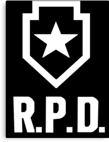 "Resident Evil 2: REmake RPD Logo" Canvas Print by Gekidami | Redbubble