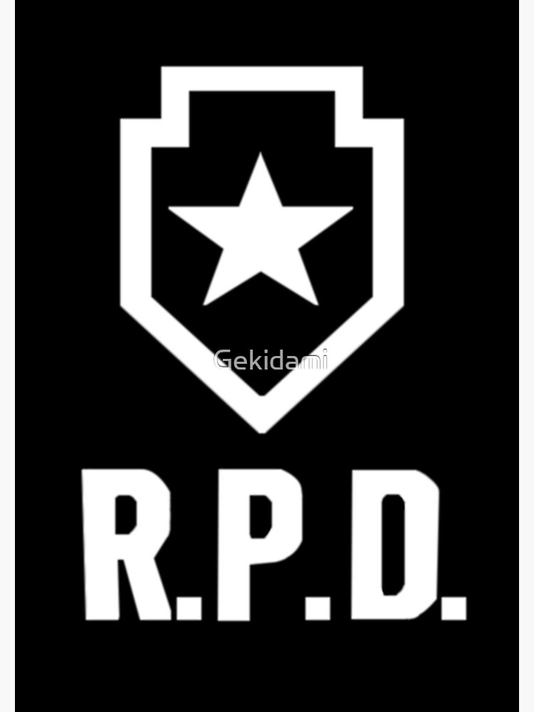 "Resident Evil 2: REmake RPD Logo" Spiral Notebook by Gekidami | Redbubble