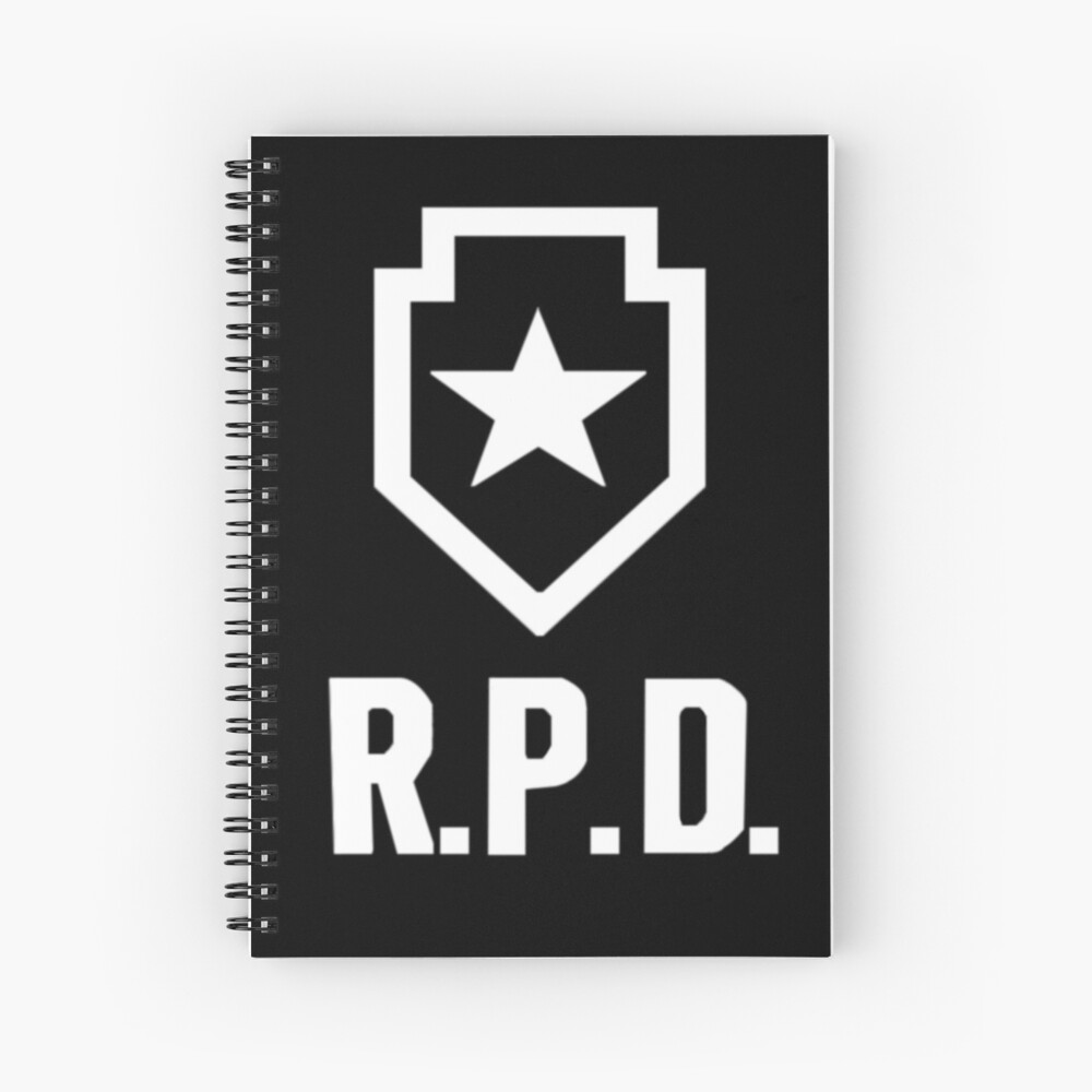 "Resident Evil 2: REmake RPD Logo" Spiral Notebook by Gekidami | Redbubble