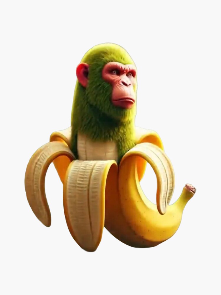 "Italian Brainrot - Chimpanzini Bananini" Sticker for Sale by ...