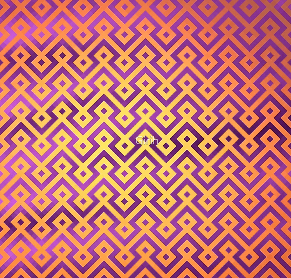 "Square Meander Pattern" by Girih | Redbubble