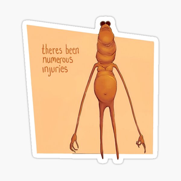"Theres Been Numerous Injuries Jimbo James Meme" Sticker for Sale by ...