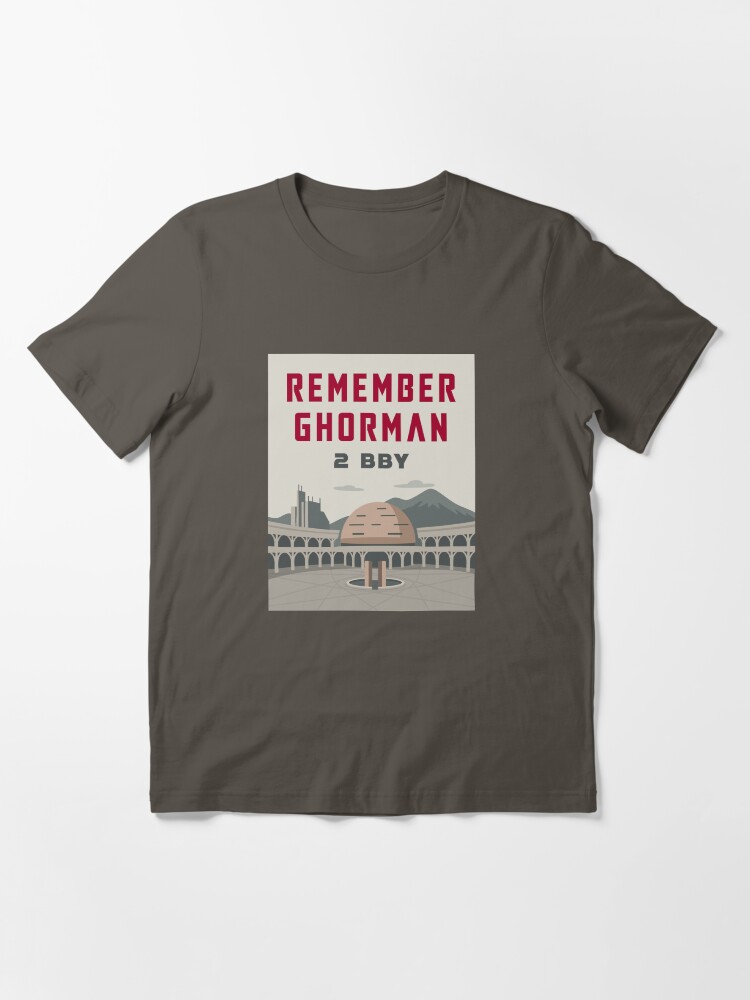 "Remember Ghorman" Essential T-Shirt for Sale by rebelloot | Redbubble