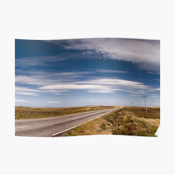 "The Long Way, North Uist, Outer Hebrides, USA" Poster by Kasia-D ...
