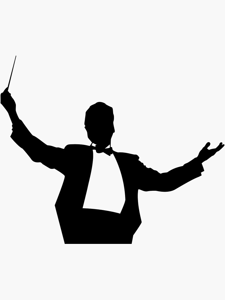 "The Conductor" Sticker by praaf | Redbubble