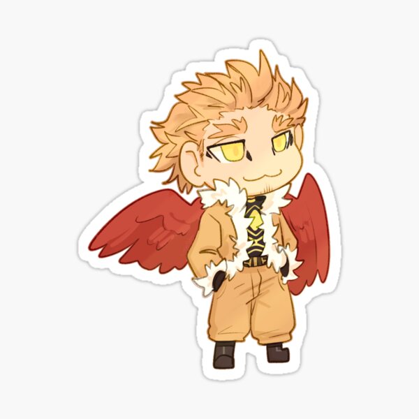 "Hawks chibi" Sticker for Sale by mortoboe | Redbubble