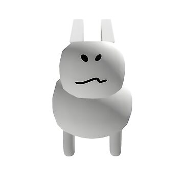 "Gubby the Bunny - Roblox Dream Game Forsaken [Variant 1]" Sticker for ...