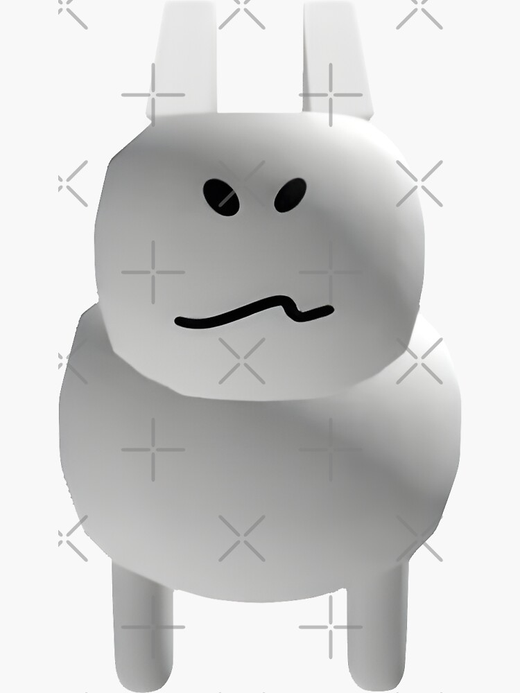 "Gubby the Bunny - Roblox Dream Game Forsaken [Variant 1]" Sticker for ...