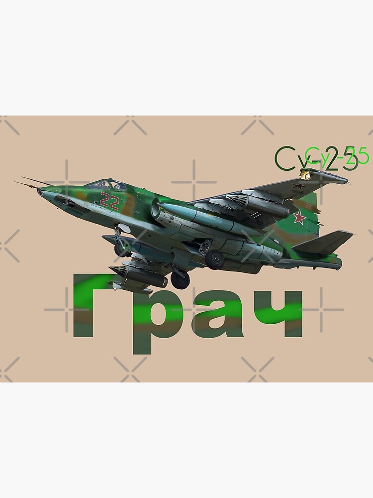 "Sukhoi Su-25" Poster for Sale by sibosssr | Redbubble