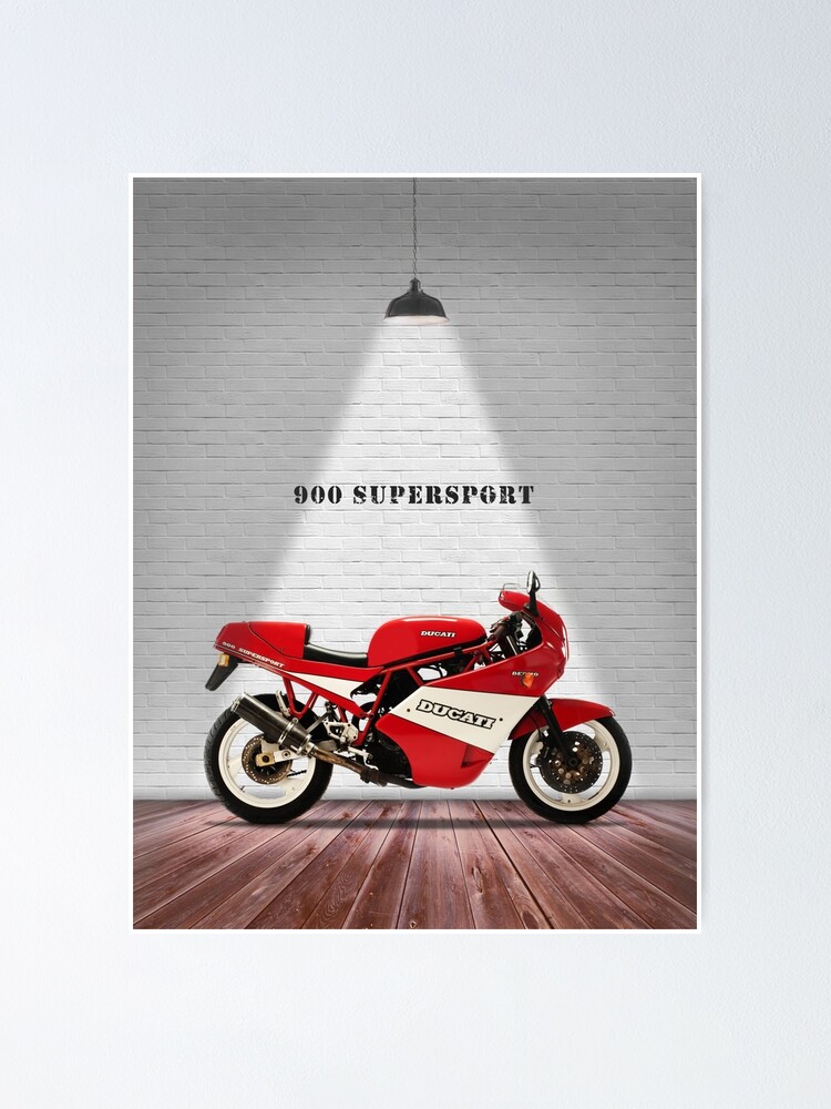 "900 Super Sport 1990" Poster for Sale by rogue-design | Redbubble
