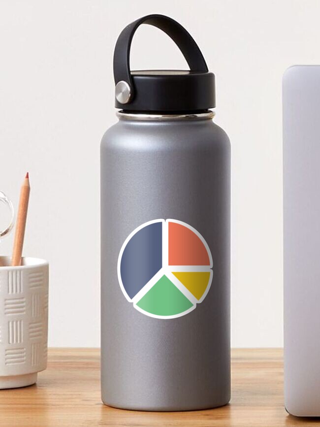 "Pie Chart" Sticker for Sale by Reethes | Redbubble