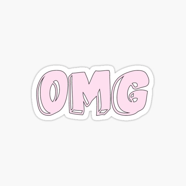 "omg" Sticker by tumblrrr | Redbubble