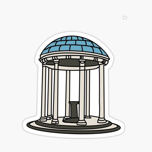 "Old Well UNC Logo" Sticker for Sale by HeyBadgett | Redbubble