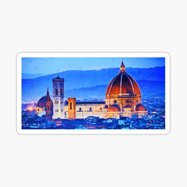 "Florence, Beauty of Italy" Sticker for Sale by ErianAndre | Redbubble