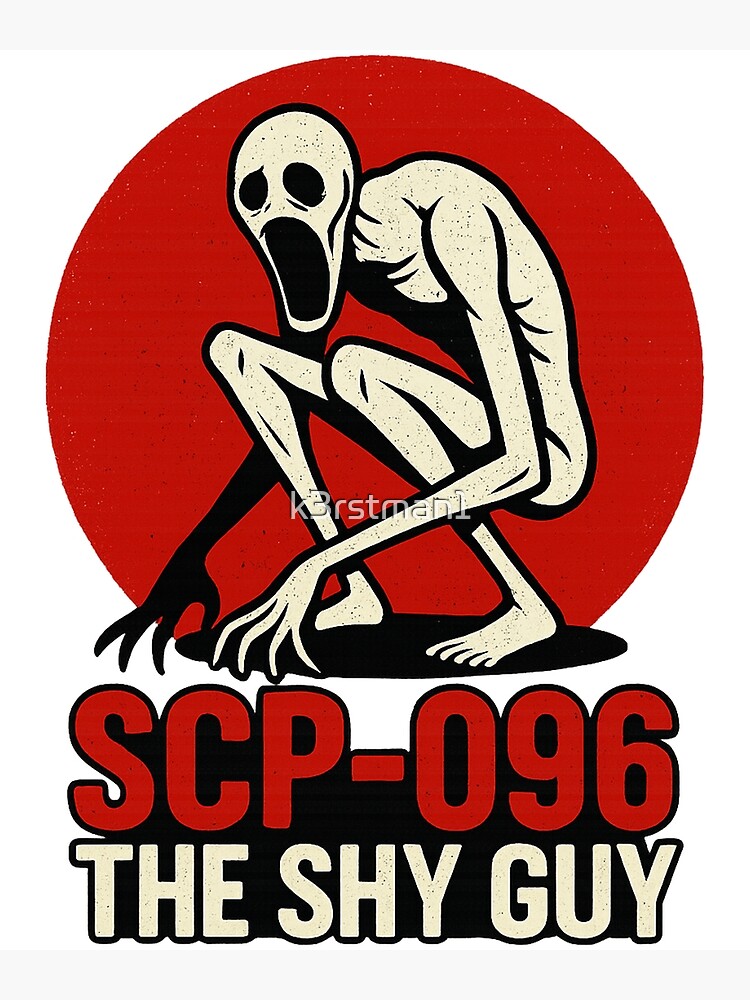 "SCP-096 “The Shy Guy” – Horror Art" Poster for Sale by k3rstman1 ...