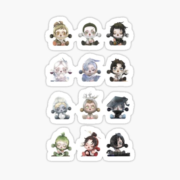 "Skullpanda - The Ink Plum Blossom Series - Popmart" Sticker for Sale ...