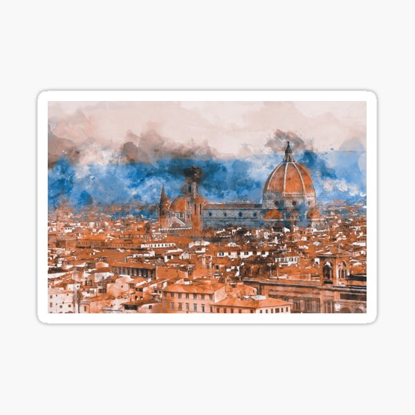 "Florence, Beauty of Italy" Sticker for Sale by ErianAndre | Redbubble