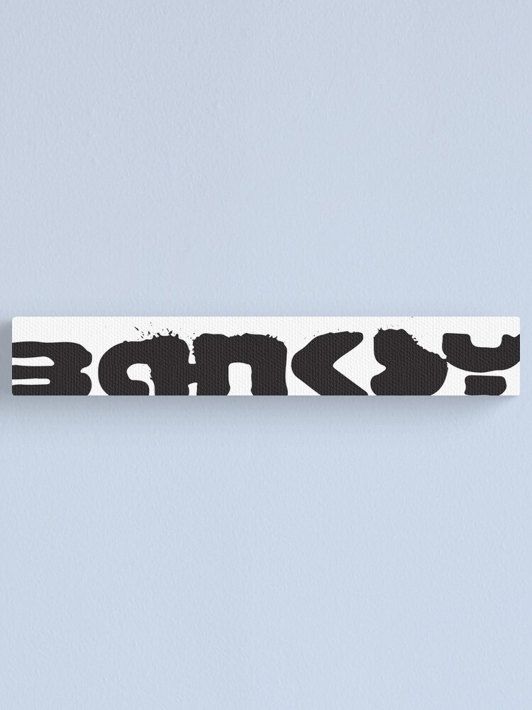 "Banksy Signature tag in black HD" Canvas Print by iresist | Redbubble