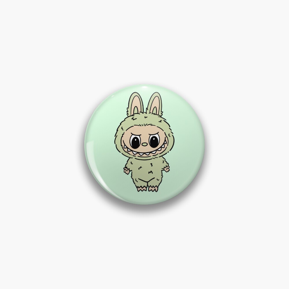 "Green Grape Labubu (full body)" Sticker for Sale by RobynInTheWoods ...