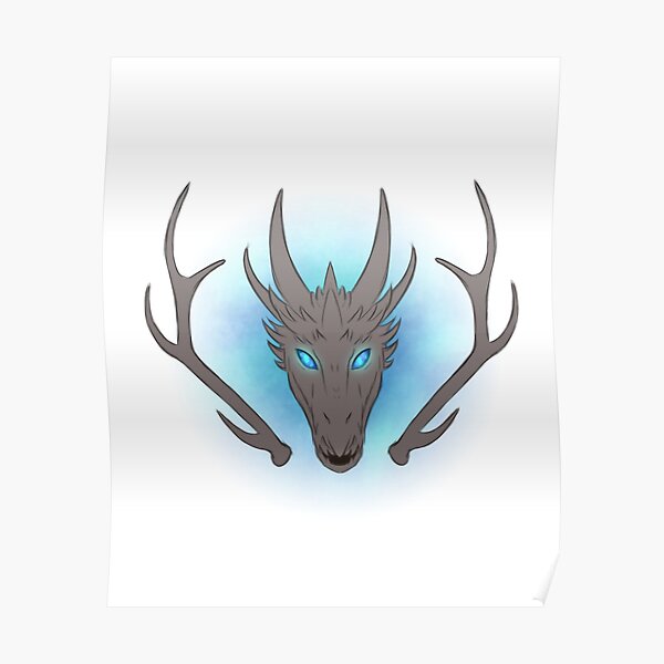 "Stag & Dragon" Poster for Sale by Potter-Art | Redbubble