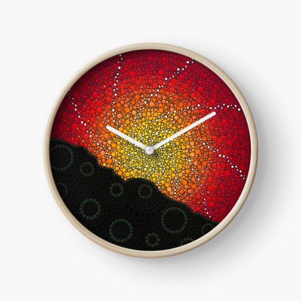 "EARLY WARNING" Clock for Sale by Awake-Dreaming | Redbubble