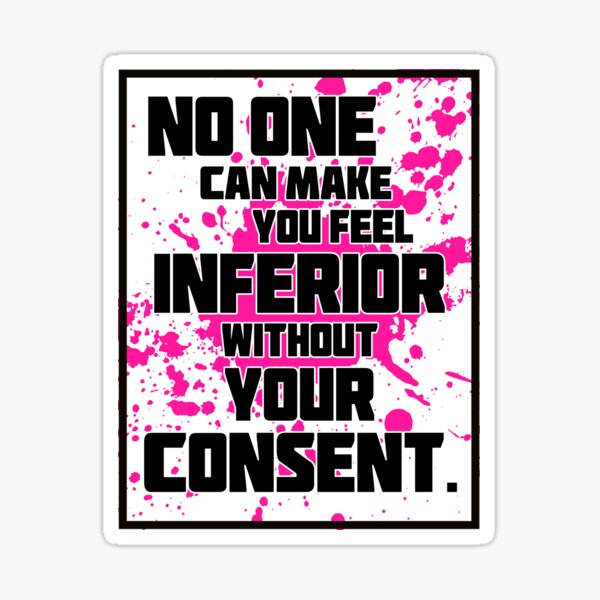 "Inferior" Sticker by HyperVal | Redbubble