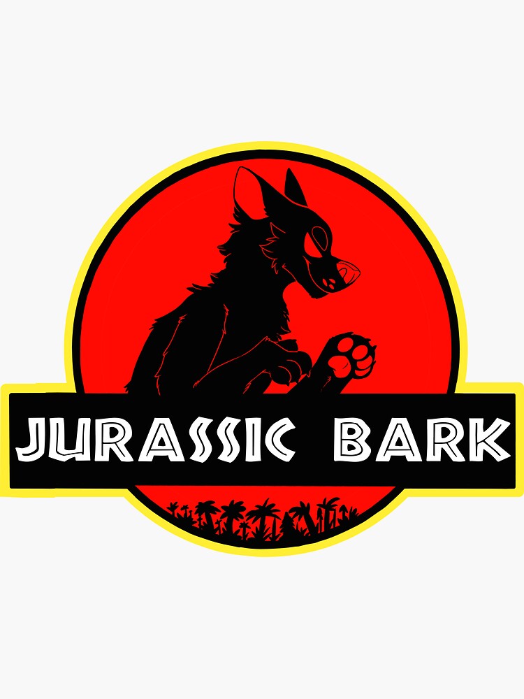 "Jurassic Bark" Sticker for Sale by abendsterrne | Redbubble
