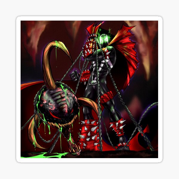 "Spawn" Sticker by hpaul-art | Redbubble