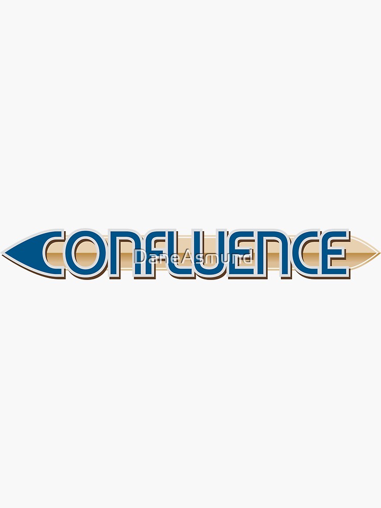 "Confluence - 10 Worlds, 1 Game" Sticker for Sale by DaneAsmund | Redbubble