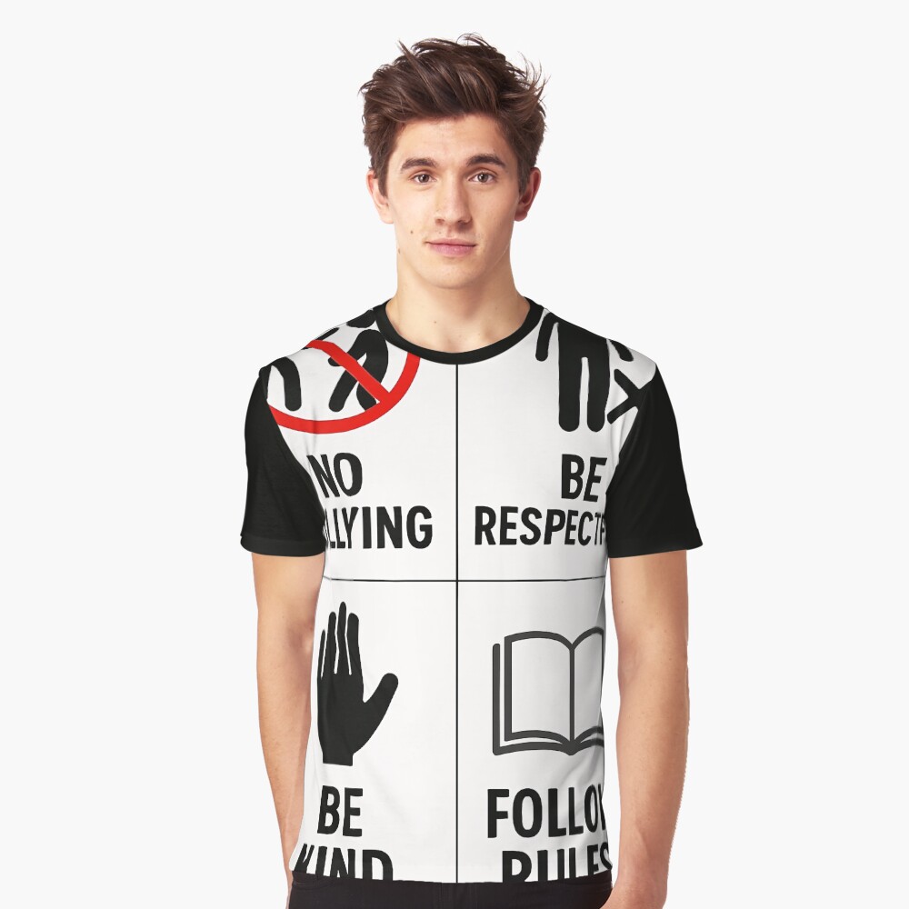 "No Bullying, Be Respectful and Kind | Positive Behavior Reminder ...