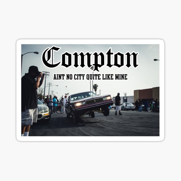 "Compton Kendrick Lamar Los Angeles Rap" Sticker for Sale by ...