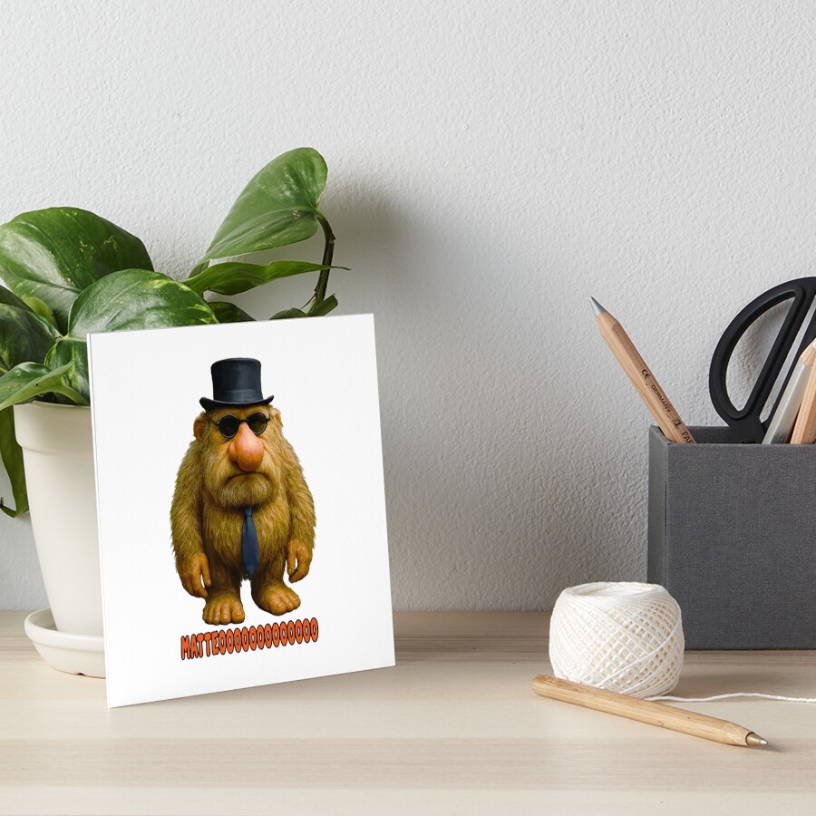 "Matteooooooooooooo Mateo Italian brainrot character" Poster for Sale ...