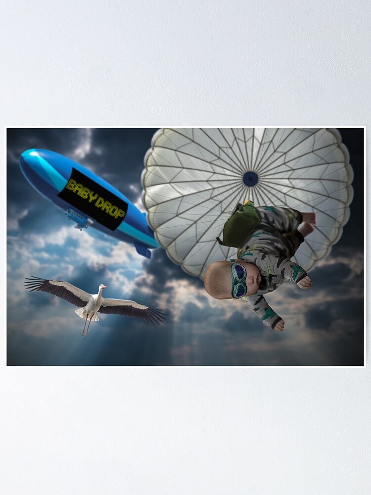 "Operation Baby Drop" Poster for Sale by BigRedCurlyGuy | Redbubble