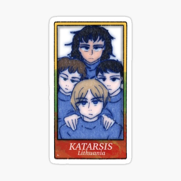 "Katarsis (Lithuania)" Sticker by ChabsCaballero | Redbubble