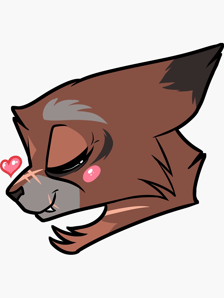 "Heart Cats - Pinestar Right" Sticker for Sale by Draikinator | Redbubble