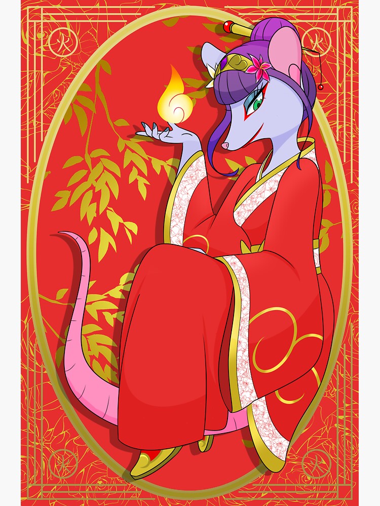 "Fire Rat" Magnet for Sale by RubenDragonoid | Redbubble