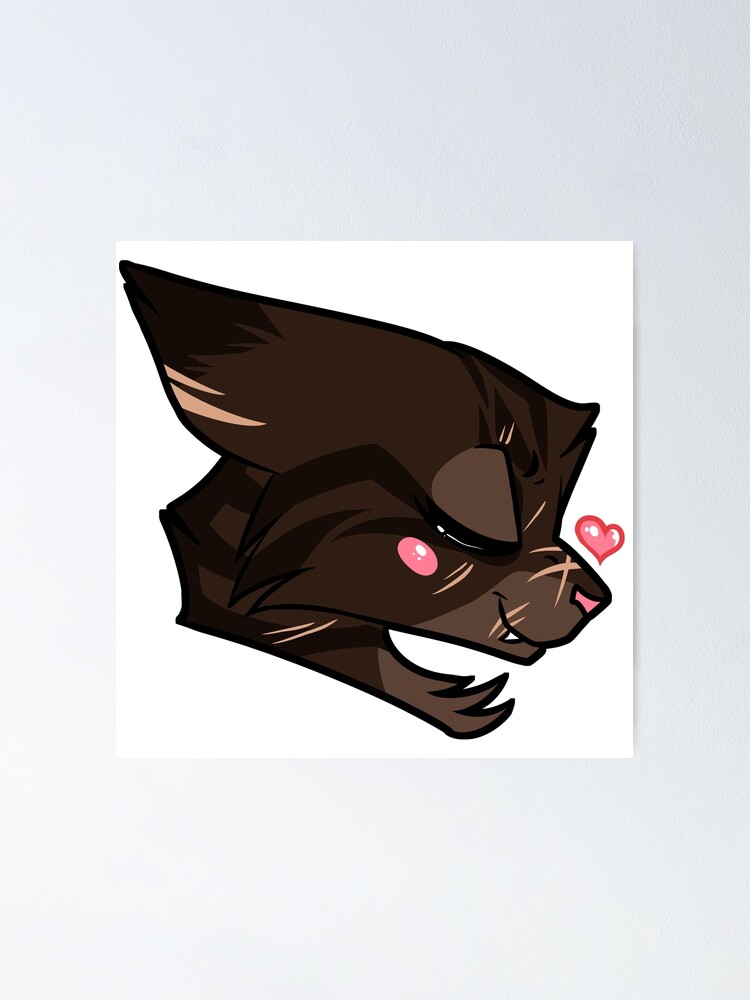 "Heart Cats - Tigerstar Left" Poster for Sale by Draikinator | Redbubble