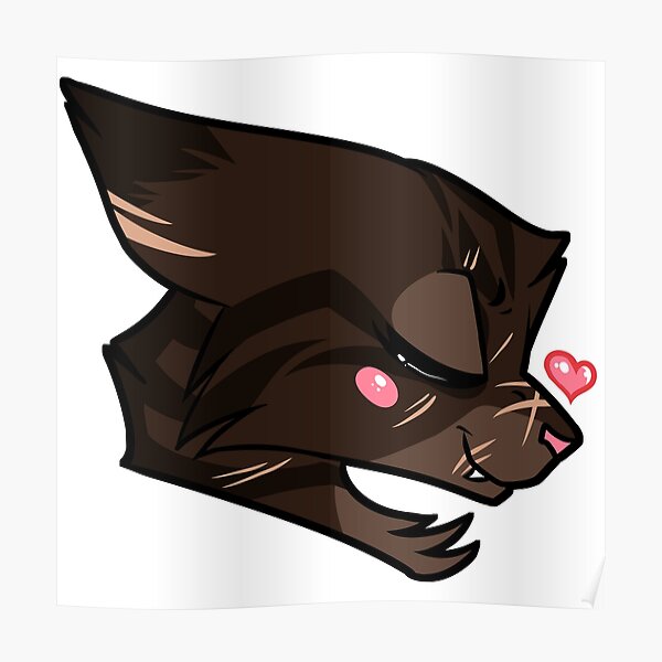 "Heart Cats - Tigerstar Left" Poster for Sale by Draikinator | Redbubble