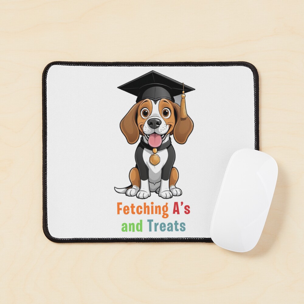 "Funny Beagle Portrait - Comic Student Gift - Goofy Dog & Cat Owner ...