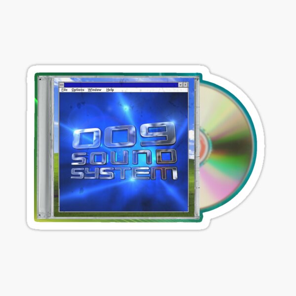 "009 Sound System Windows XP CD Case" Sticker for Sale by KingCatbattle ...