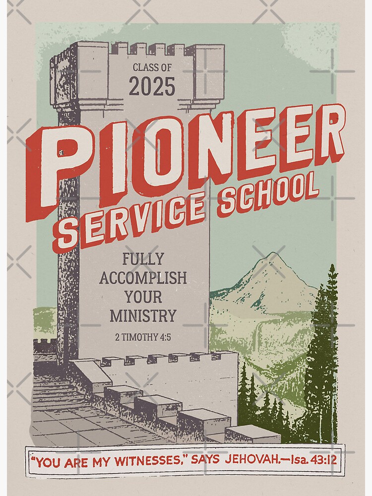 "Pioneer Service School 2025 (Vintage Watchtower)" Art Board Print for ...
